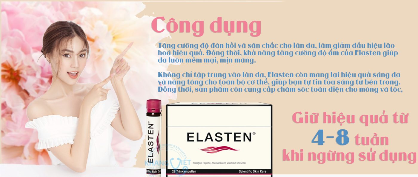 Elasten Collagen Germany thuỷ phân Đức cho làn da mịn màn