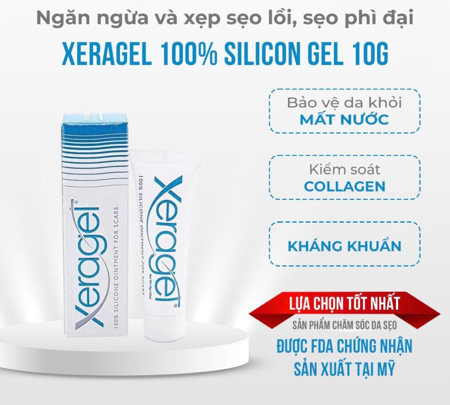 Xeragel - Gel làm mờ sẹo nhập khẩu Mỹ