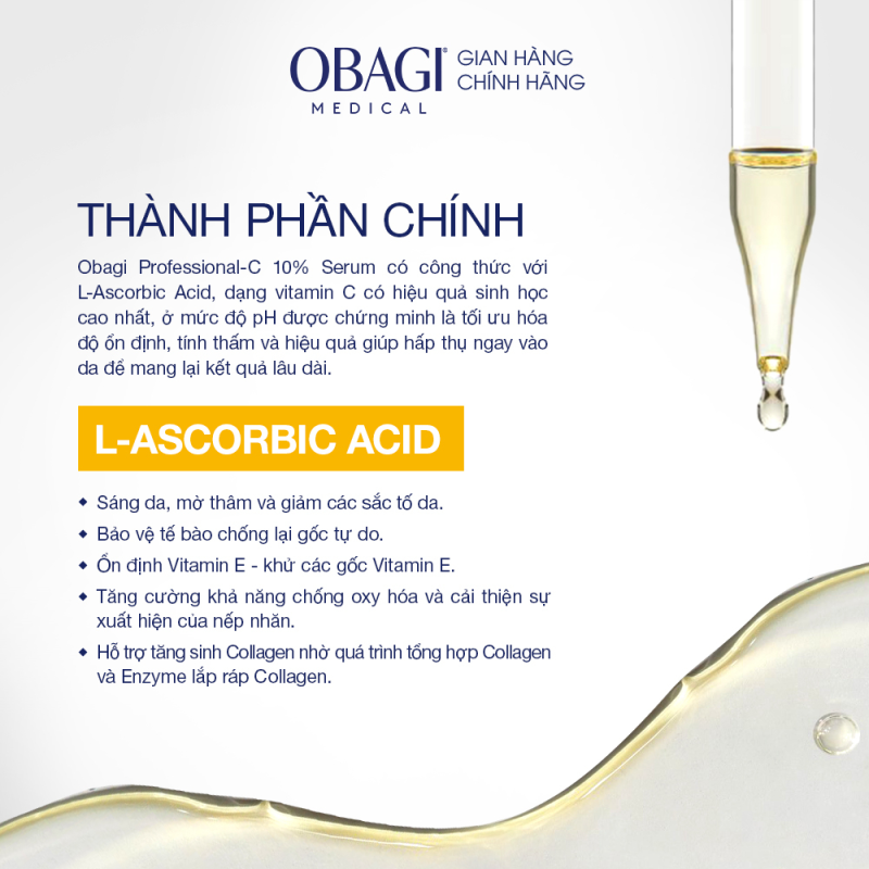 Chu Trình Dưỡng Sáng Da Thường Obagi Professional-C 15%, Retinol 1.0 ...